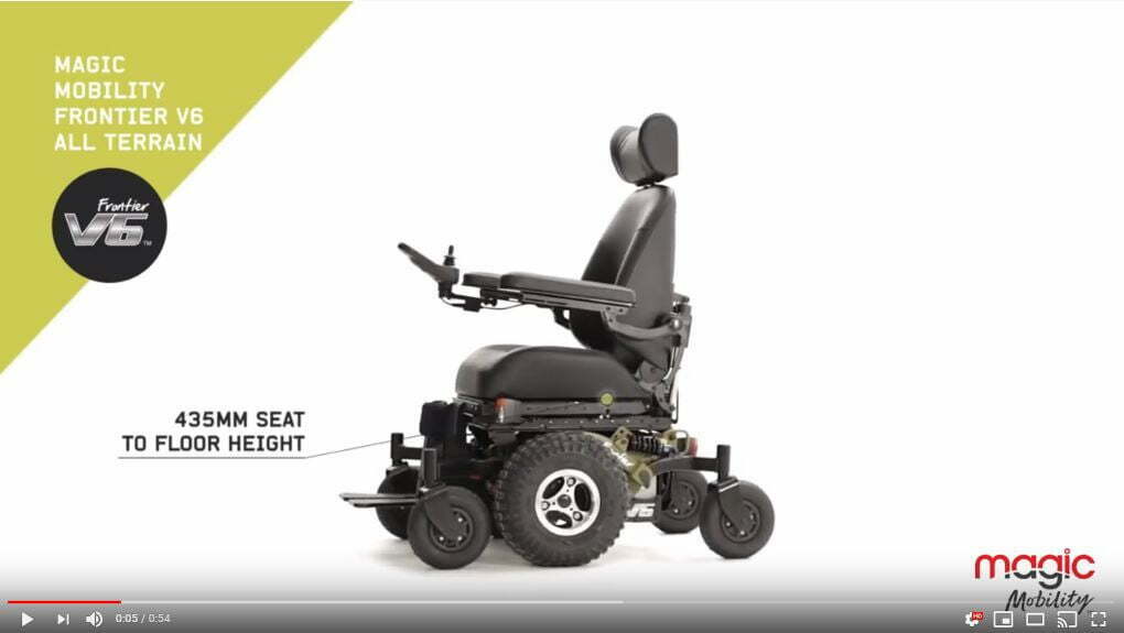 Frontier V6 – All-Terrain MWD Wheelchair | Magic Mobility